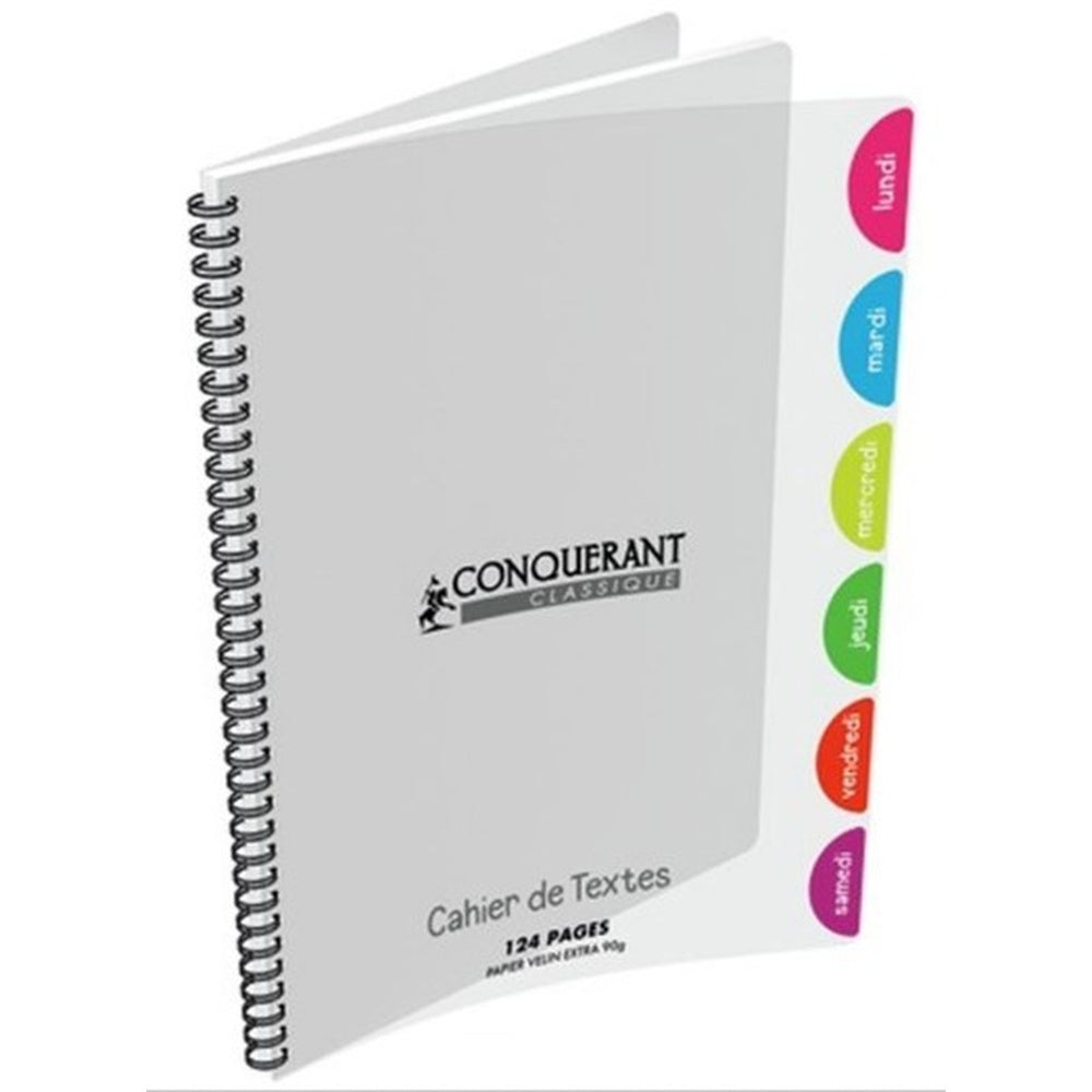 Cahier De Texte Polypro Conquérant | 55pens