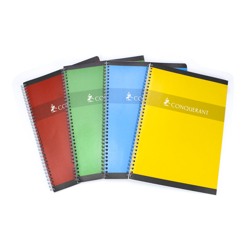 Cahier Reliure Intégrale Cartonne Conquerant 21x29,7 | 55pens