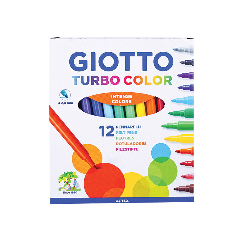 12 Feutre Turbo Color Giotto | 55pens